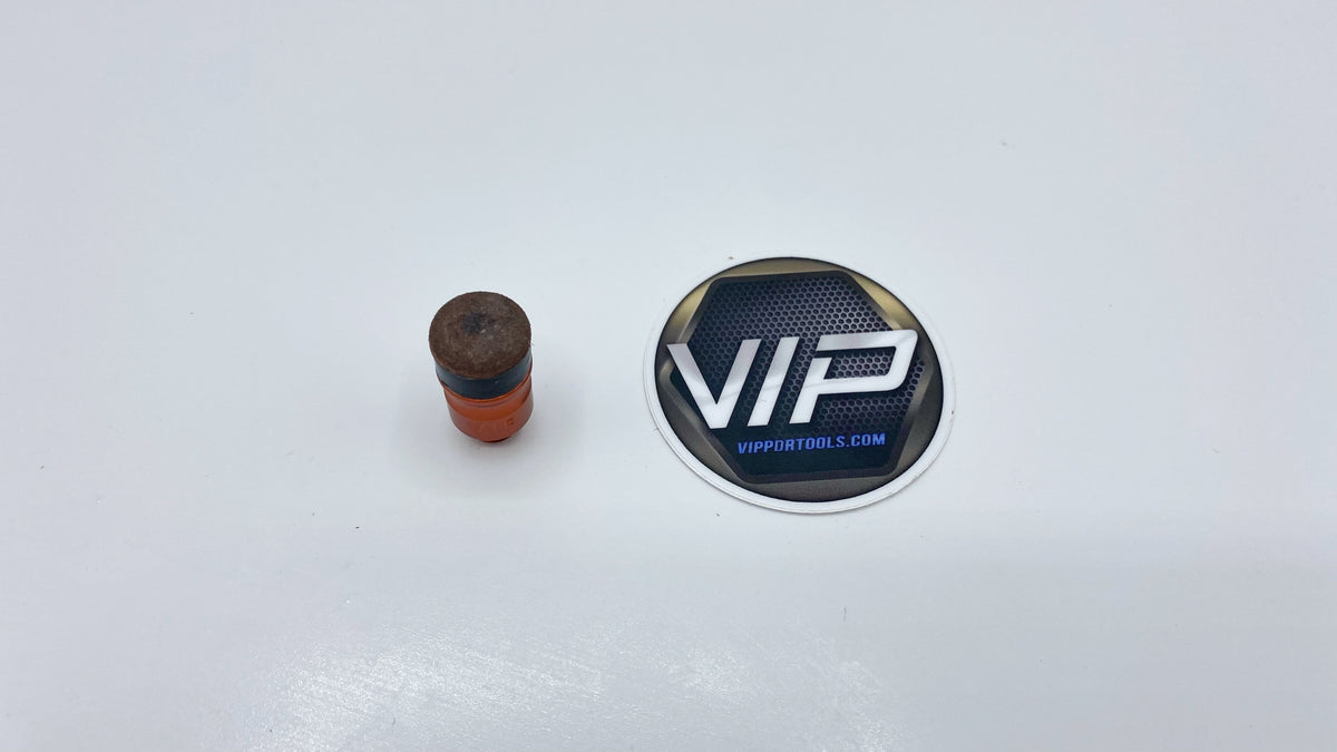 VIP Leather Pushing Tip - Screw On Interchangeable Leather Tip 13mm 1 ...